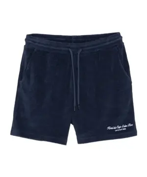 SPORTY  RICH Sporty & Rich Drawstring Shorts - Black