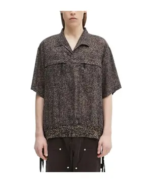 Undercover Pocket Speckled Cotton Shirt