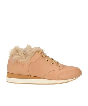 Max Mara Plain Colour Trainers - Nude