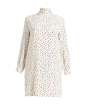 Max Mara Two-tone Long Sleeve Dress - White