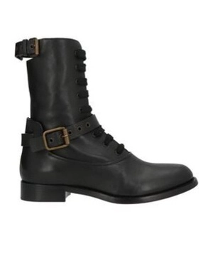 Chloé Lace-up Round-toe Ankle Boots