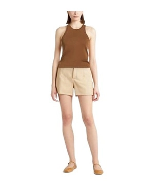 Max Mara Crew-neck Ribbed Racerback Tank Top