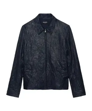 Zadig&Voltaire Zip-up Leather Jacket