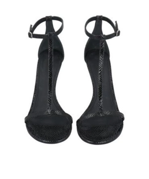 Isabel Marant Étoile Snake Print Leather Heeled Sandals