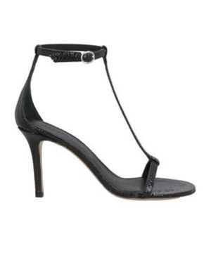 Isabel Marant Étoile Snake Print Leather Heeled Sandals