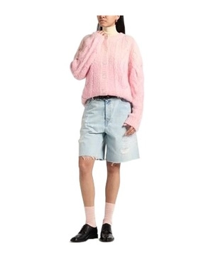 MAISON MARGIELA Open-front Cable Knit Cardigan