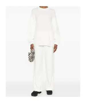 TWINSET Wide-leg Elasticated Waist Trousers