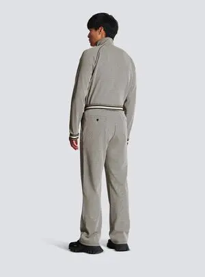 Balmain Monogram-jacquard Drawstring Pants