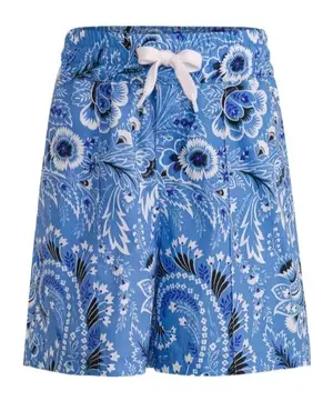 Etro Paisley-print Drawstring Shorts
