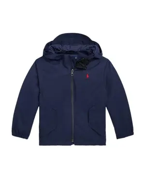 Ralph Lauren Embroidered Hooded Windbreaker