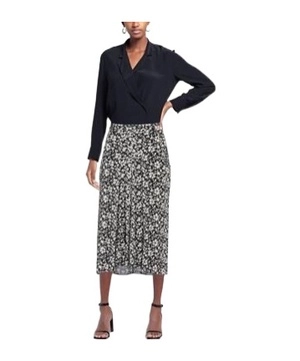 Isabel Marant Étoile Floral Printed Pleated Midi Skirt
