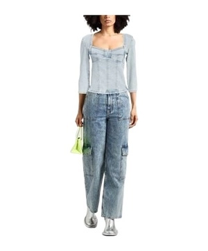 Isabel Marant Étoile Light Wash Denim Top