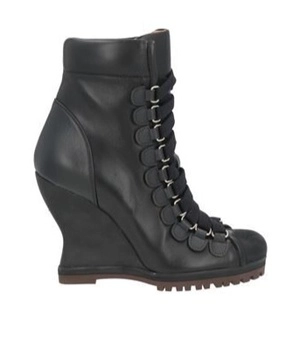 Chloé Lace-up Round-toe Ankle Boots