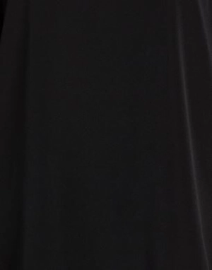 Max Mara Satin Collared V-neck Blouse With Flared Sleeves