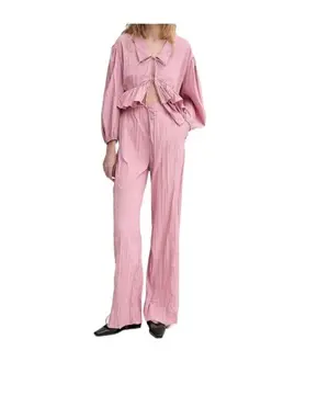 Stine Goya Ruffled Tie Front Blouse