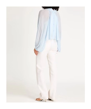 MAXCO. Max&co. Long Sleeve Crepe Top