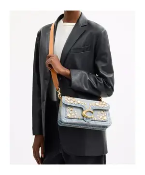 COACH Tabby 26 Embellished Shoulder Bag