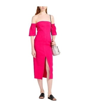 Isabel Marant Étoile Strapless Midi Dress With Front Slit