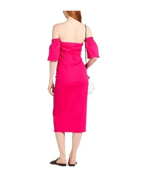 Isabel Marant Étoile Strapless Midi Dress With Front Slit
