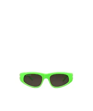 Balenciaga Oval Frame Sunglasses - Green