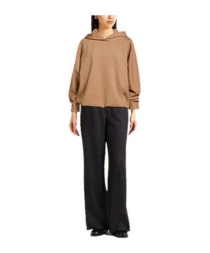 Max Mara Hooded Sweatshirt In Stretch Jersey