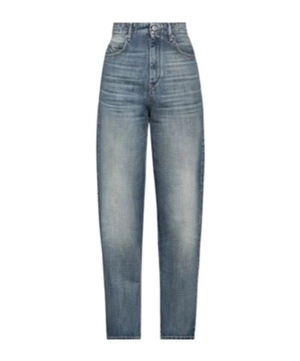 Isabel Marant Étoile High-rise Tapered Cropped Jeans - Gray