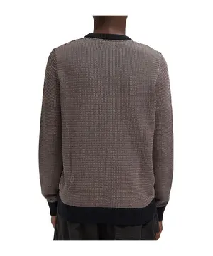 Barbour Wells Patterned Crew Neck Sweater