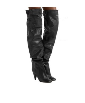 Isabel Marant Étoile Solid Color Round Toe Boots