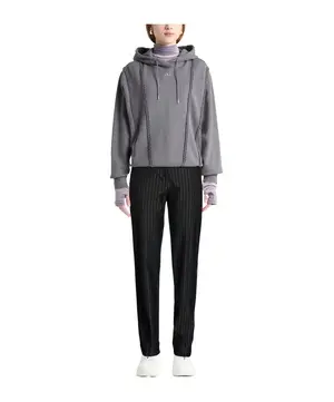 GANNI Vertical Striped Tapered Trousers