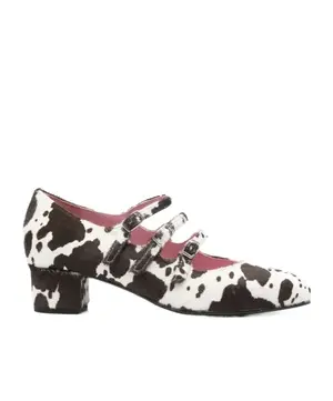 CAREL Kina Triple-strap Pumps - Black