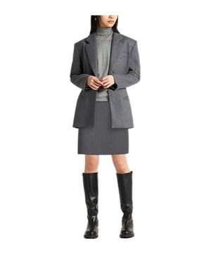 Max Mara Wool Flared Mini Skirt