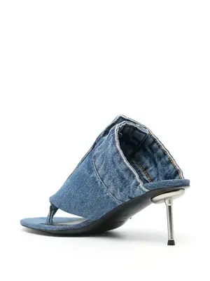 Coperni 70mm Denim Mules