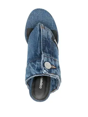 Coperni 70mm Denim Mules