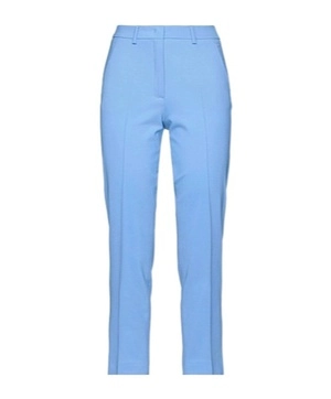 Max Mara Solid-colored Wool Trousers - Blue