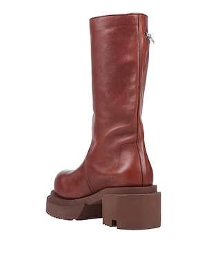 Rick Owens Casual Platform Leather Boots