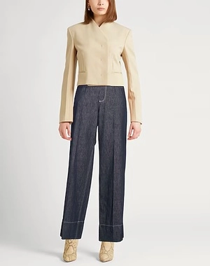 Brunello Cucinelli Dark Wash Wide-leg Jeans