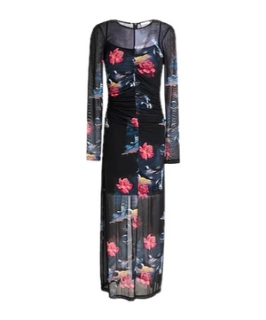 GANNI Multicolor Mesh Dress