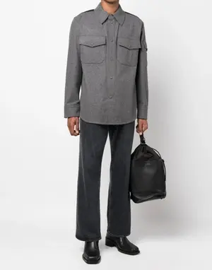 Helmut Lang Button-up Long-sleeve Shirt
