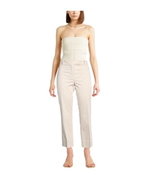 Max Mara Stretch Straight-leg Poplin Trousers