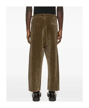 UMA WANG Drawstring Corduroy Trousers