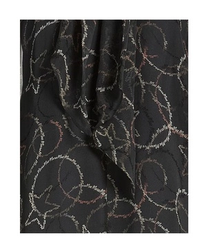 Max Mara Long Sleeve Printed Blouse With Pussy Bow