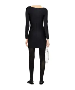 Coperni Twisted Cut-out Long Sleeve Mini Dress