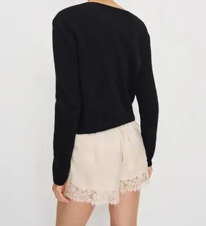 REFORMATION Clara Cardigan - Black