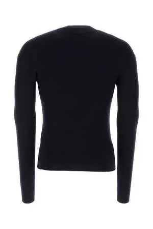 Balmain Logo Patch Knitted Jumper
