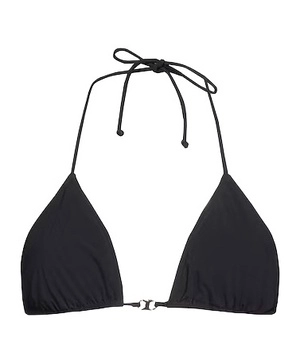 Tory Burch Plain Colour Bikini Tops - Black