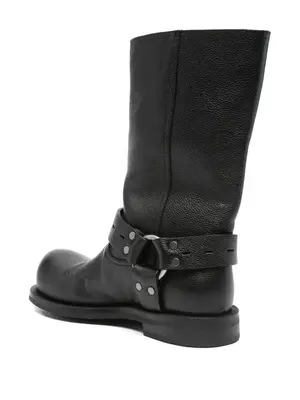 Martine Rose Biker Boots With O-ring Detail