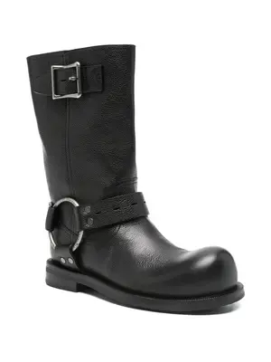 Martine Rose Biker Boots With O-ring Detail