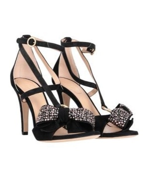 Chloé Stiletto-heel Sandals With Bow Embellishments
