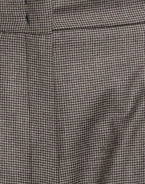 Max Mara Houndstooth Flannel Wide-leg Trousers