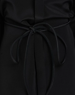 Sportmax Belted Shirt Dress With Classic Collar